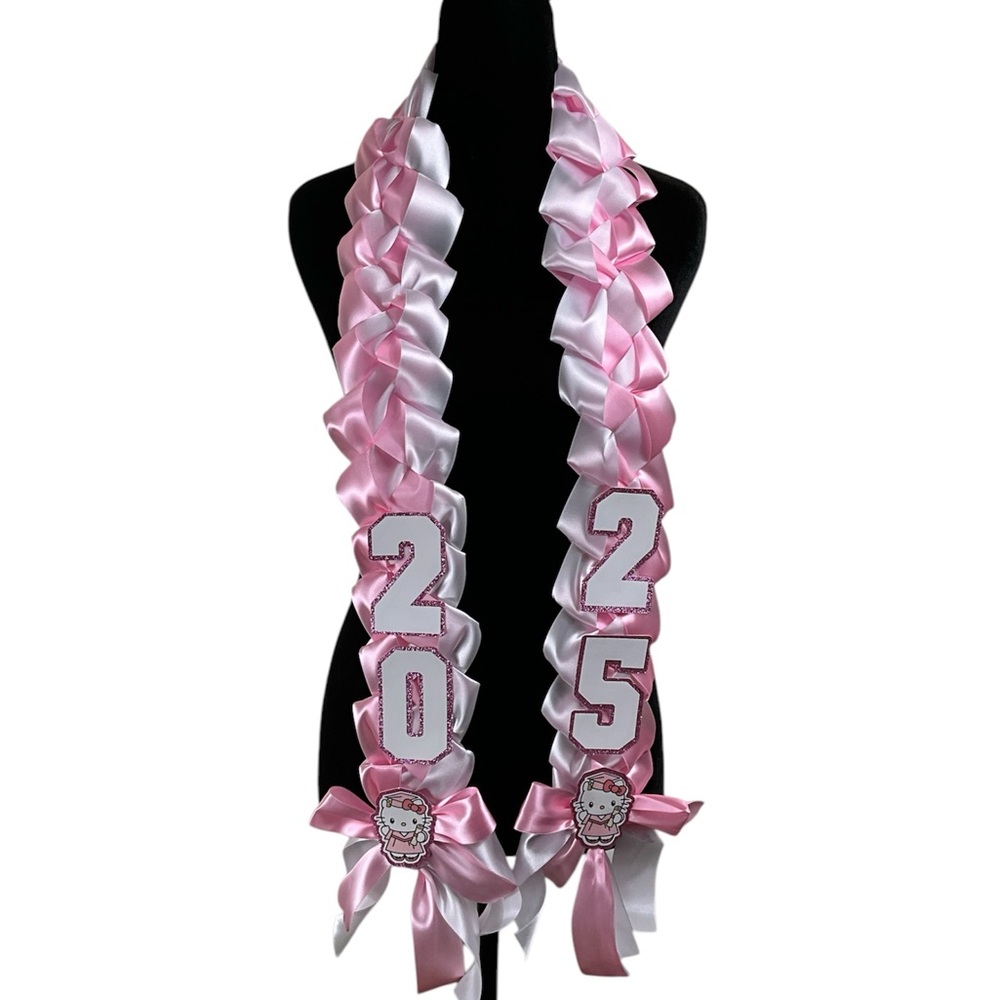 Hello Kitty 2025 Graduation Lei Pink And White 1-1/2 … - Gem
